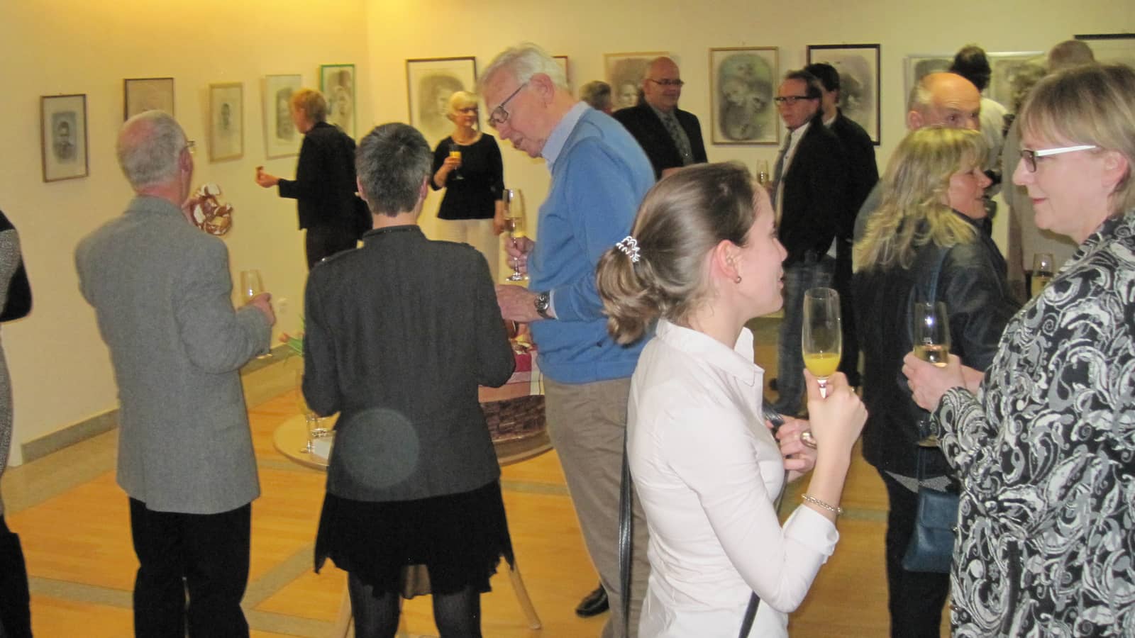 Ausstellungseröffnung " Leben mit Bildern" von Richard Dietl, Amberg